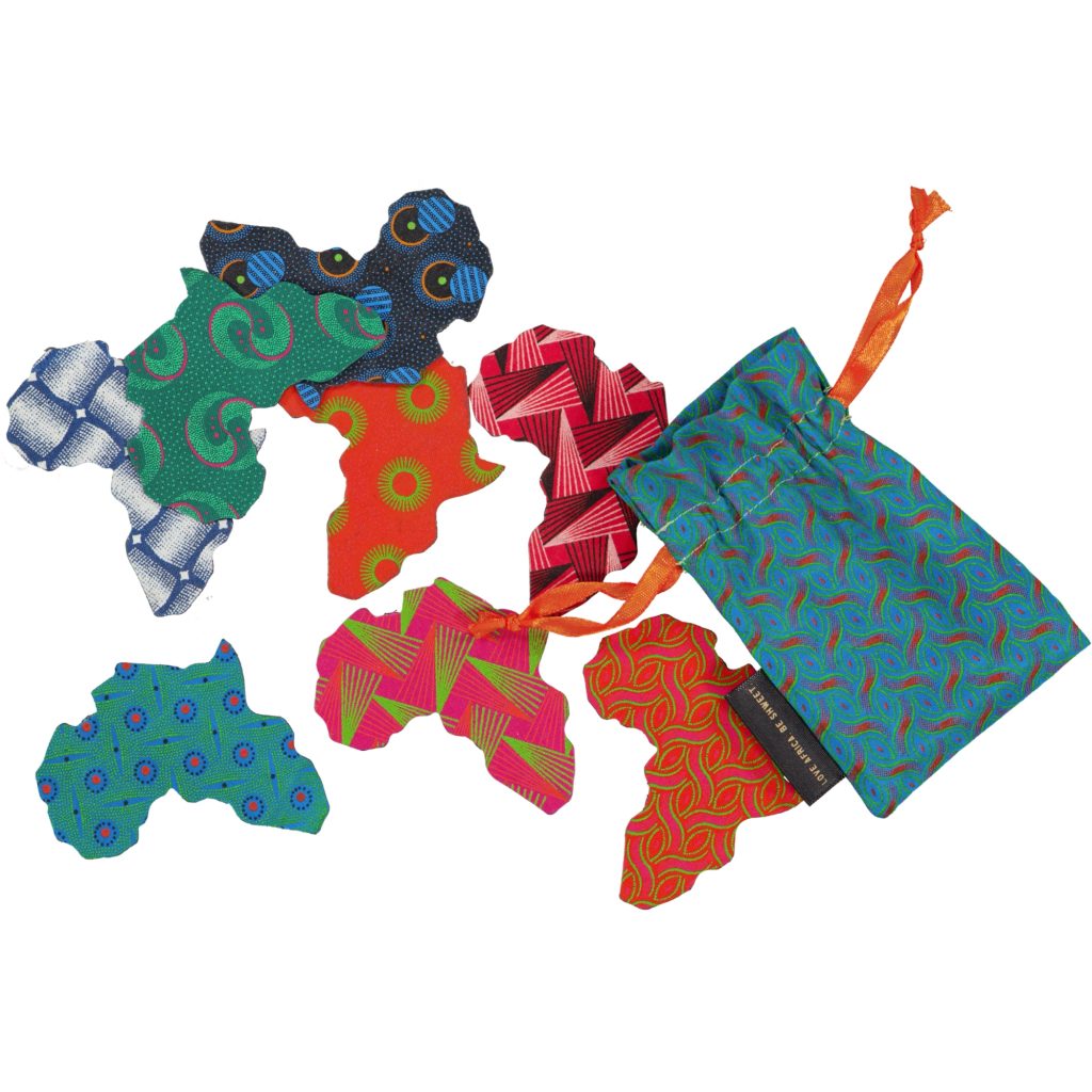 5 Shweshwe Africa Magnets - Shweet Products